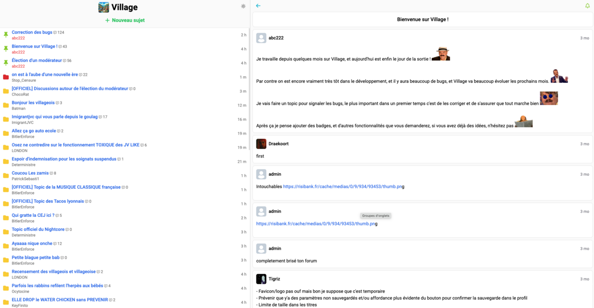 Village.cx — JVFlux