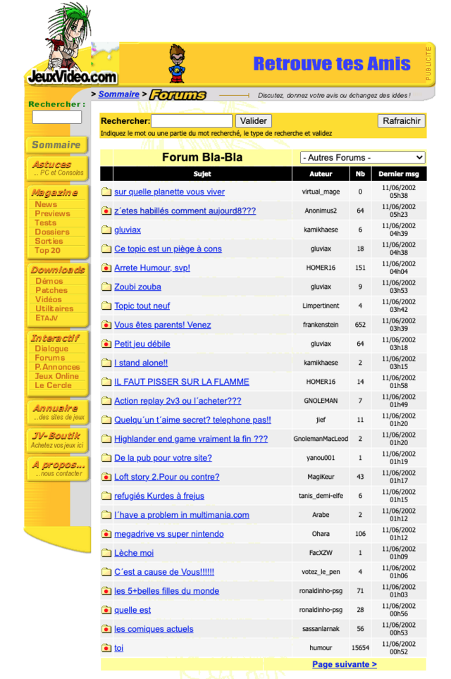 Forum BlaBla — JVFlux